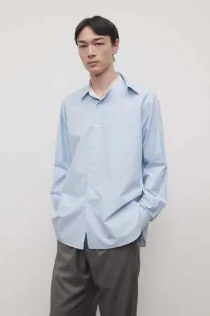 THE ROW Melchior Shirt - Ice Blue