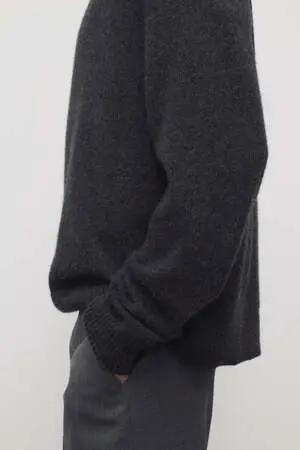 THE ROW Dumbo Cashmere Sweater - Charcoal
