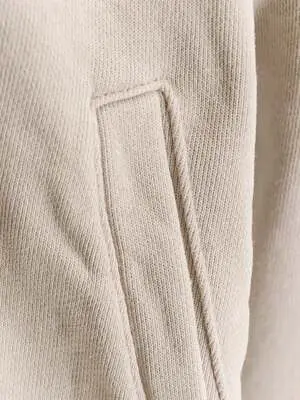 ENTIRE STUDIOS Eternal Zip Cotton Sweatshirt - Beige