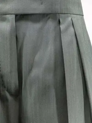 Max Mara Virgin Wool And Silk Wide Leg Trousers