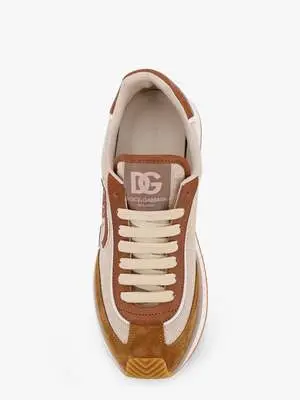 Dolce & Gabbana Canvas Sneakers With Side Logo