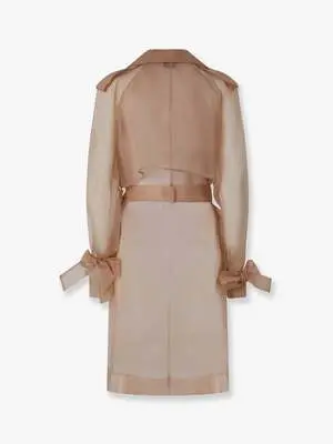Pinko Cocco Silk Organza Trench