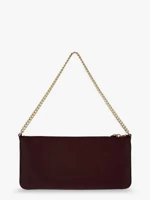 Pinko Horizontal Flat Leather Crossbody Bag