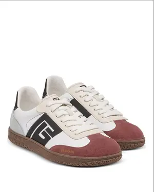 Balmain Swan Trainers - White