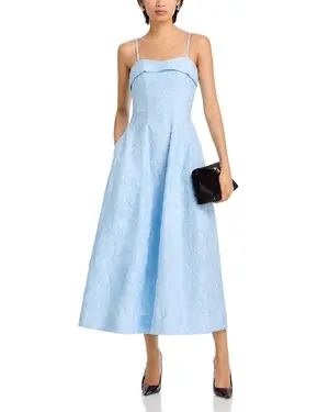 Simkhai Valeria Jacquard Midi Dress