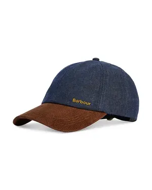 Barbour Mya Denim Baseball Cap - Indigo