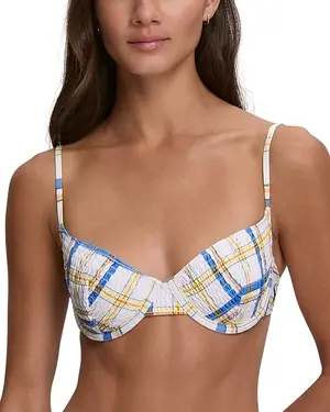 Polo Ralph Lauren Underwire Balconette Bra Bikini Top - Multi