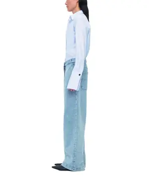 Another Tomorrow Carpenter Denim Pant - Light Blue