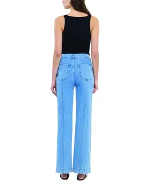 Another Tomorrow High-waisted Denim Trouser