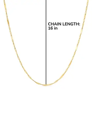 ANA LUISA Singapore Chain Necklace