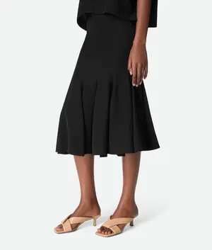 Bottega Veneta Riva Kitten-heel Mule - Cipria