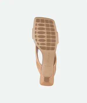 Bottega Veneta Riva Kitten-heel Mule - Cipria
