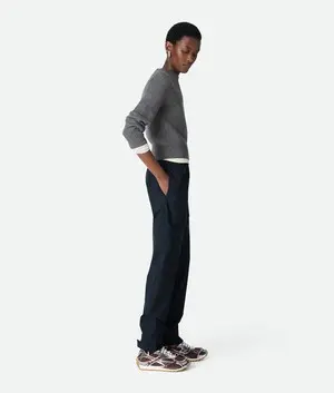 Bottega Veneta Nylon Tapered Leg Pants