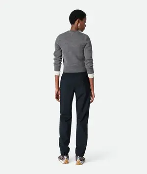 Bottega Veneta Nylon Tapered Leg Pants