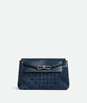 BOTTEGA  VENETA Small Andiamo Messenger - Neptune