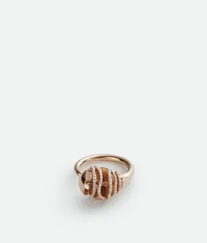 BOTTEGA  VENETA Drop Ring - White
