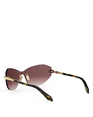 BVLGARI Serpenti Viper Cat Eye Mask Sunglasses