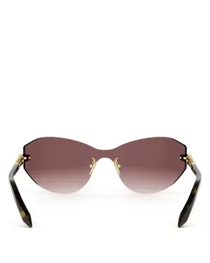 BVLGARI Serpenti Viper Cat Eye Mask Sunglasses
