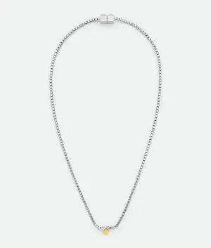 BOTTEGA  VENETA Stack Necklace - Silver/yellow Gold