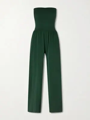 ERES Les Essentiels Dao Convertible Stretch-jersey Jumpsuit - Green