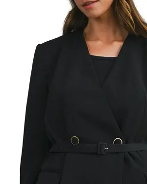 LUVEE Belted Blazer