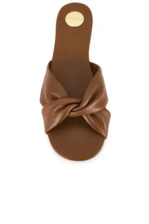 Saint Laurent Franciane Slide - Macadamia