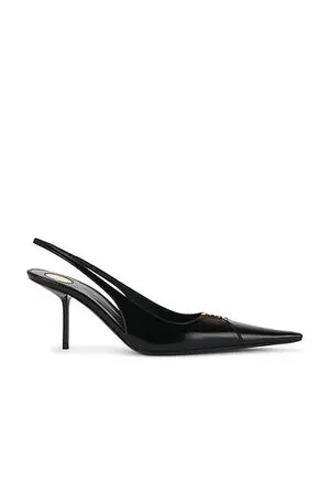 Saint Laurent Babylone Slingback Pump - Nero