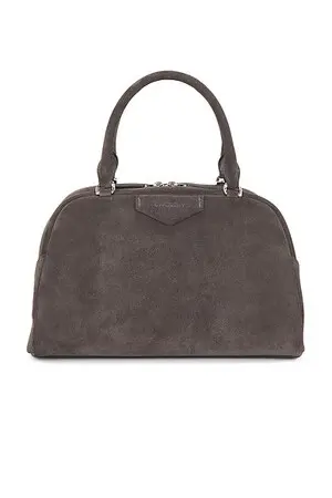 Givenchy Medium Antigona East West Bag Cube - Dark Grey
