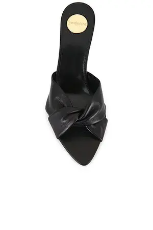 Saint Laurent Franciane Mule Sandal - Nero