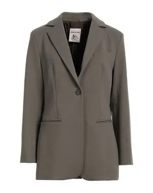 SEMICOUTURE Single-breasted Blazer In Viscose, Polyamide, Elastane, And Polyester - Beige