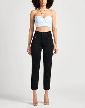 Dsquared2 Tapered Jeans With Logo - Black