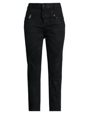 Dsquared2 Tapered Jeans With Logo - Black
