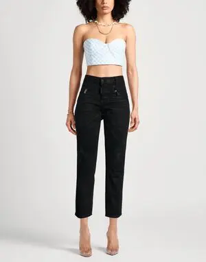 Dsquared2 Tapered Jeans With Logo - Black