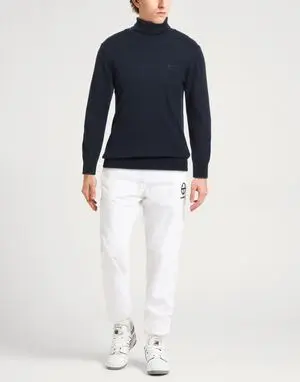 BERNA Wool, Viscose, Polyamide And Cashmere Turtleneck - Blue