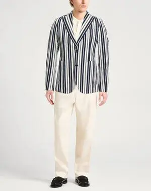 MANUEL RITZ Blazer In Cotton And Polyamide