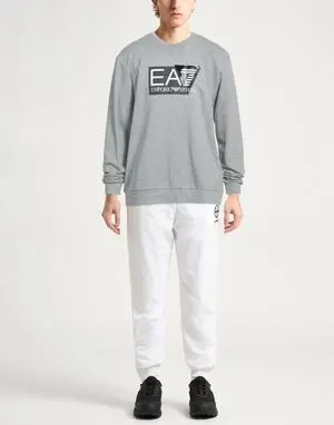 EA7 Cotton-elastane Sweatshirt - Grey