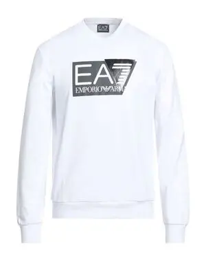 EA7 Crewneck Sweatshirt With Logo - White