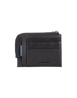 PIQUADRO Document Holder Dark Bovine Leather