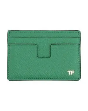 TOM FORD Cardholder Calfskin, Brass - Green