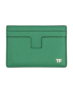 TOM FORD Cardholder Calfskin, Brass - Green