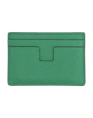 TOM FORD Cardholder Calfskin, Brass - Green