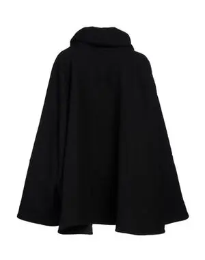 Attico Coat In Virgin Wool And Polyamide