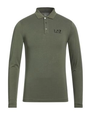 EA7 Polo Shirt Size Cotton, Elastane - Green