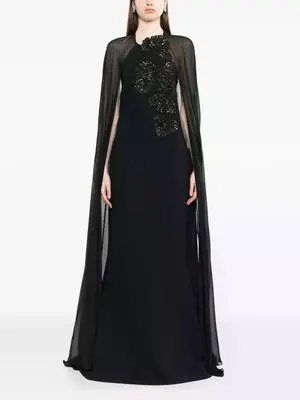 Elie Saab Sequin-embellished Maxi Gown