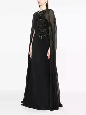 Elie Saab Sequin-embellished Maxi Gown