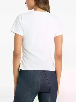 Cinq À Sept Button Embellished T-shirt - White