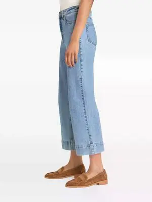 Cinq À Sept Joey Cropped Wide-leg Jeans