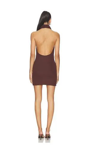 SNDYS. Mini Dress - Chocolate