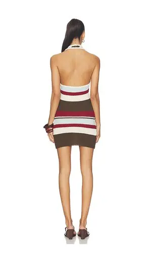 SNDYS Effie Halter Mini Dress