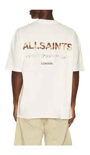 ALLSAINTS Underground Crew Tee In White
